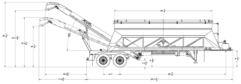 Uni-Body Rear Discharge Stainless Tender | Norwood Sales, Inc. - Horace, ND