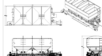 Uni-Body Rear Discharge Stainless Tender | Norwood Sales, Inc. - Horace, ND